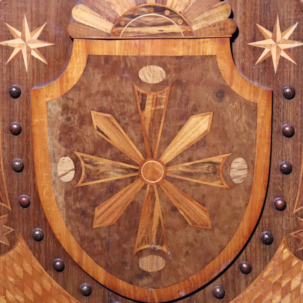 Colonial Specimen Wood Shield - Mark Jones Antiques